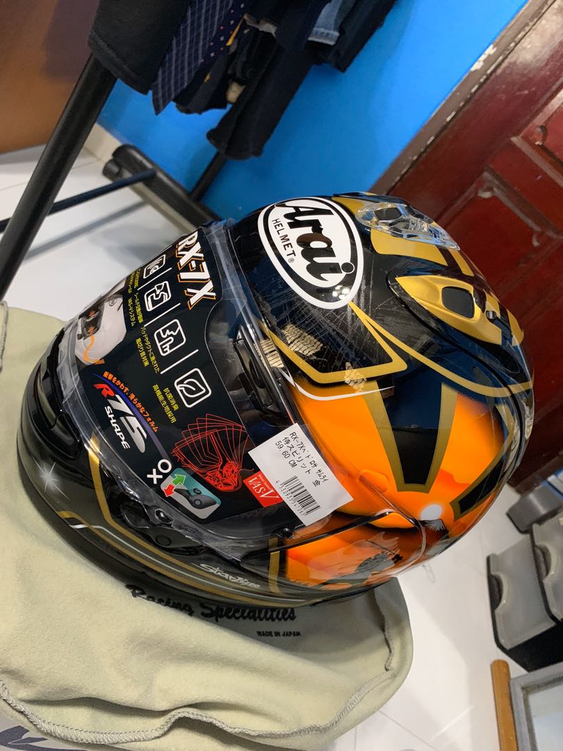 Arai RX7X, Motorcycles, Motorcycle Apparel on Carousell