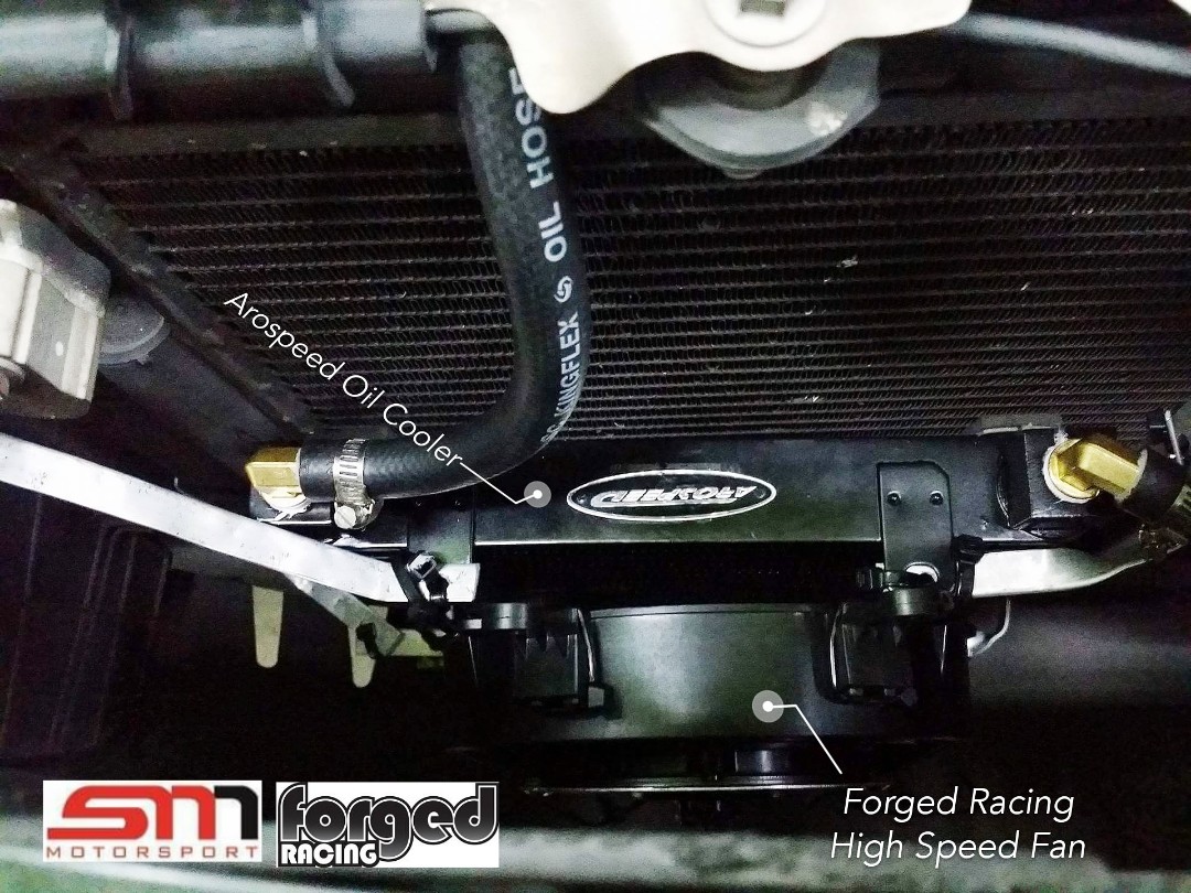 Arospeed ATF Cooler with Forged Racing High Speed Fan, Auto Accessories ...