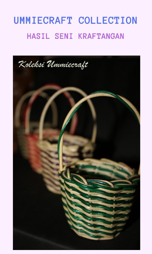 BAKUL TELUR ROTAN / BAKUL HANTARAN ROTAN / RATTAN BASKET, Hobbies ...