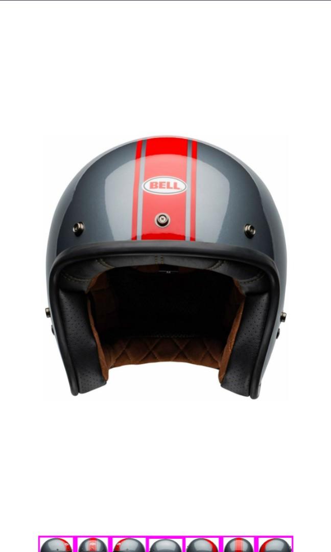 Bell Custom 500 SIZE MEDIUM ONLY Open Face Motorcycle Helmet Rally ...
