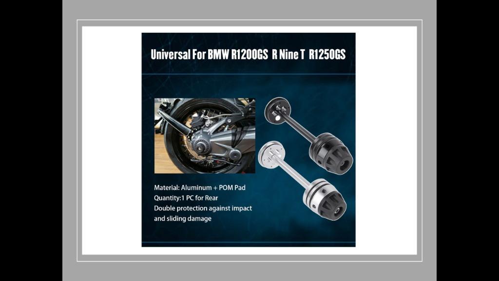 BMW Rear Wheel Axle Fork Wheel Protector Crash Slider For BMW R1200GS ...