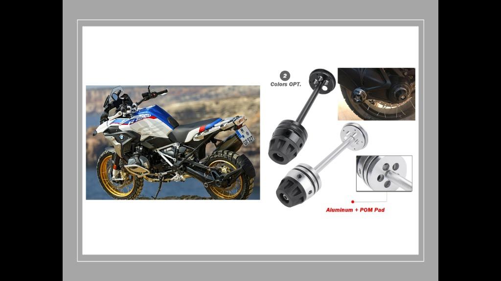 BMW Rear Wheel Axle Fork Wheel Protector Crash Slider For BMW R1200GS ...