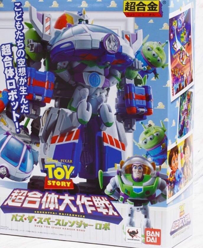 日版Toystory巴斯光年Buzz lightning 超合金超合體大作戰, 興趣及遊戲, 玩具 & 遊戲類 - Carousell