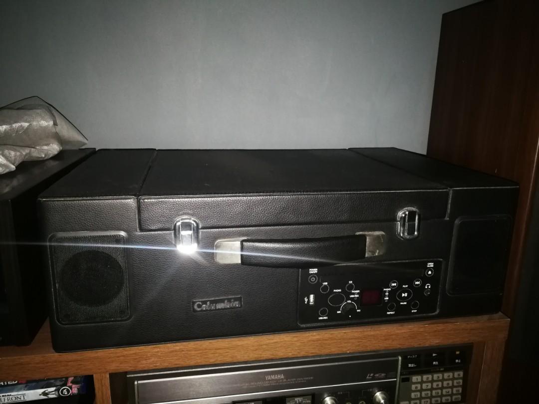 Columbia CD, USB and Turntable Portable Stereo Console, Audio, Portable ...