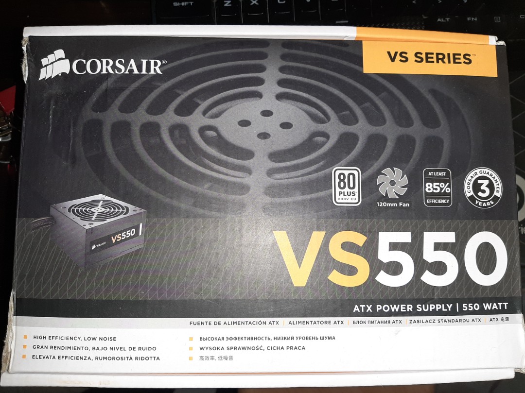 Corsair vs 550, Computers & Tech, Parts & Accessories, Networking on ...