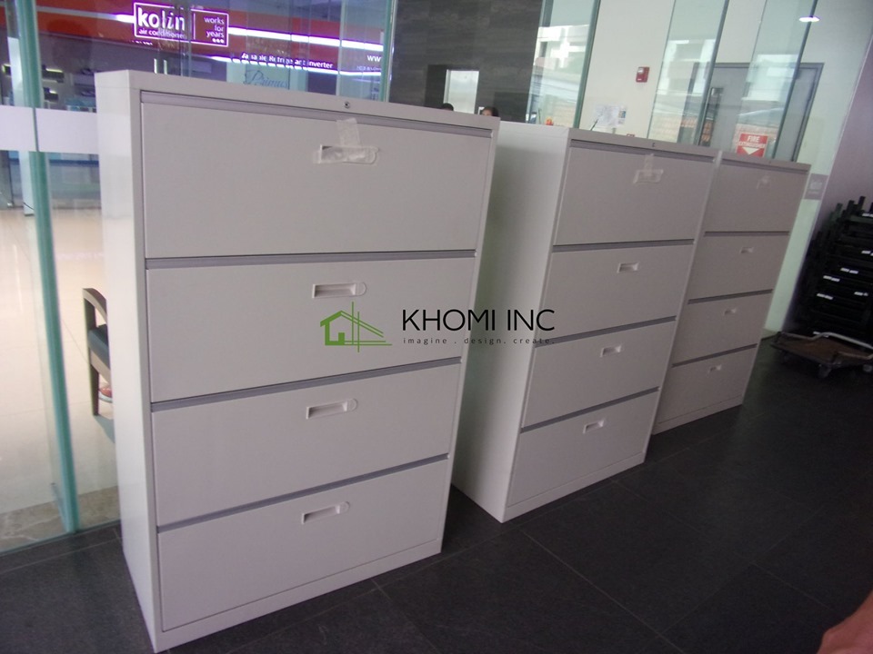 LATERAL CABINET 3 Layer Office Partition Furniture, Furniture & Home ...