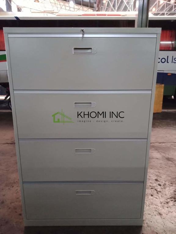 LATERAL CABINET 3 Layer Office Partition Furniture, Furniture & Home ...