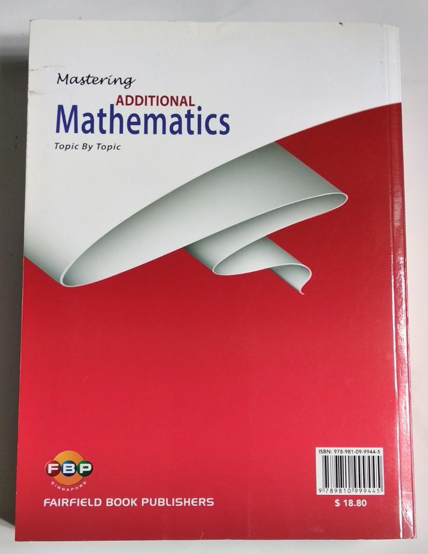 Mastering Additional Mathematics Assessment Book for GCE O Level, Hobbies & Toys, Books ...