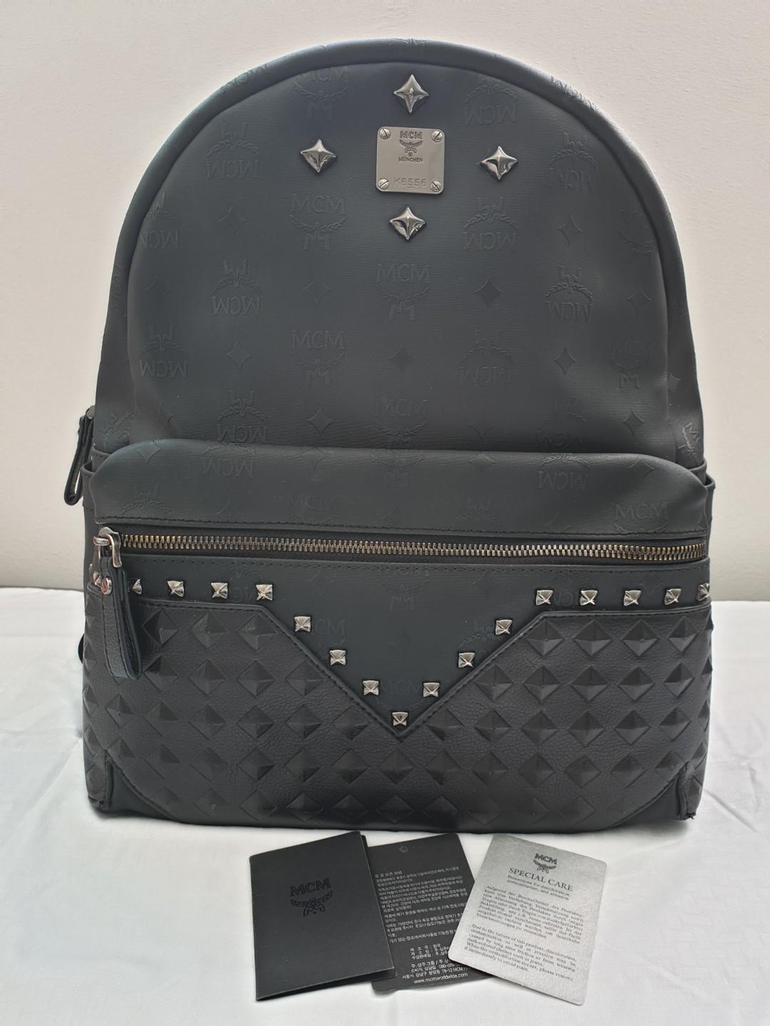 MCM Large Backpack, Luxury, Bags & Wallets on Carousell