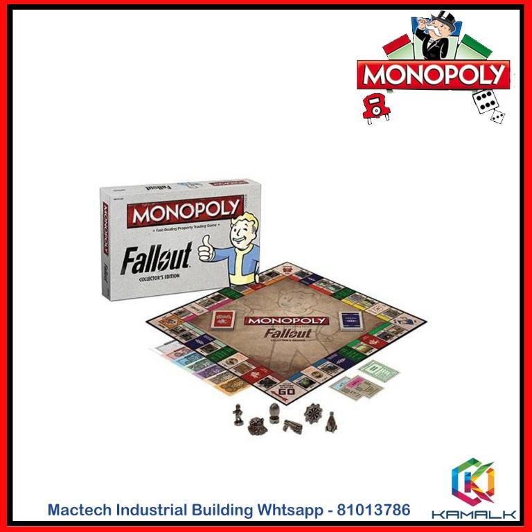 Monopoly Fallout Edition, Hobbies & Toys, Toys & Games on Carousell