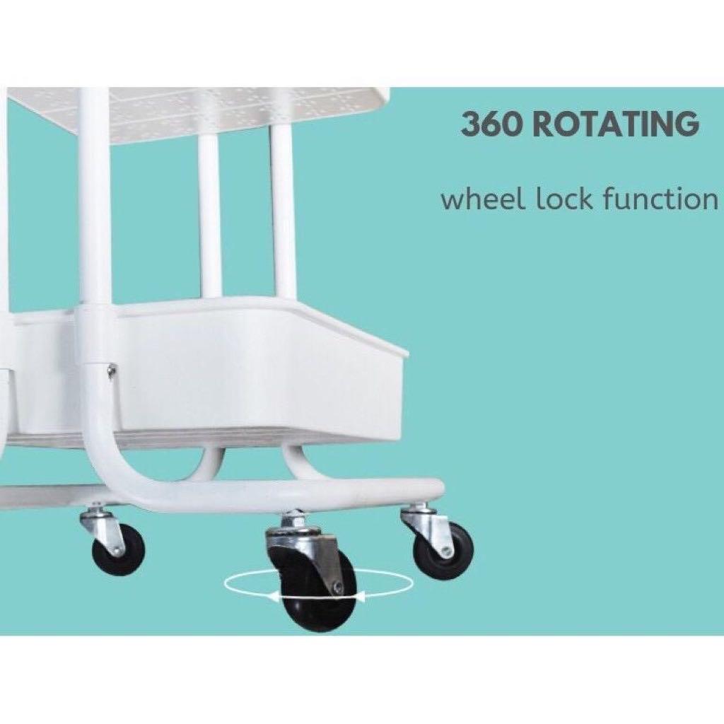 Multi purpose movable trolley storage rack, Furniture & Home Living ...