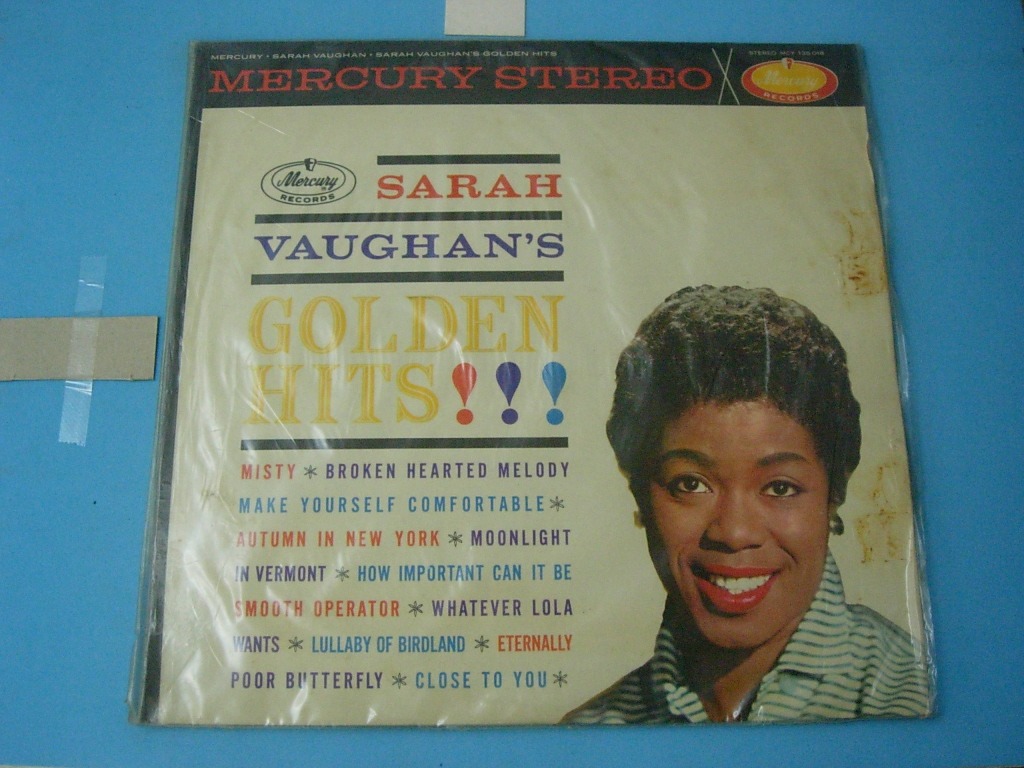 GB LP VINYL RECORD Sarah Vaughan - Golden Hits 1961 (open), Hobbies ...