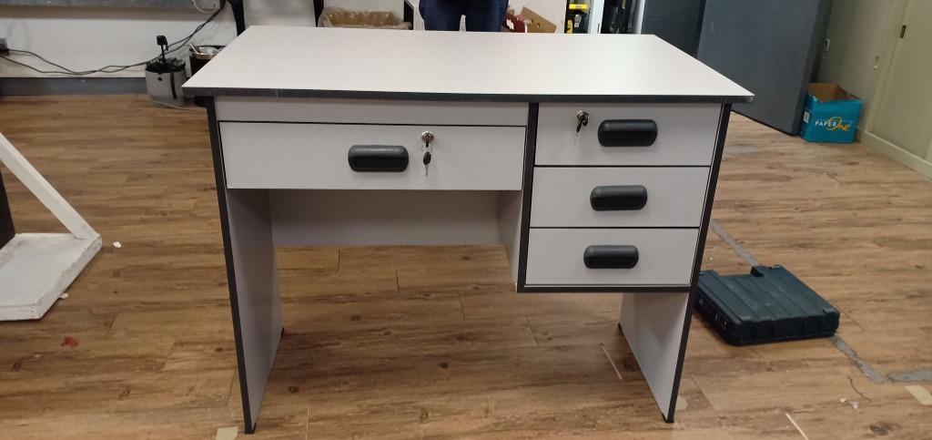 Office table with fixed drawer Brand new, Furniture & Home Living ...
