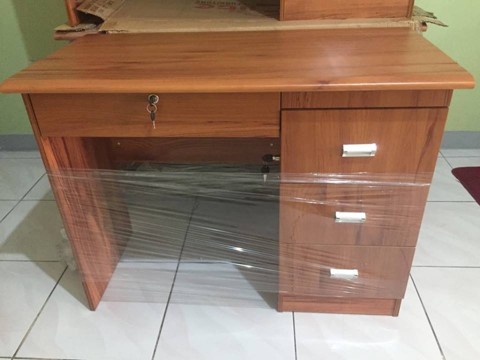 Office table with fixed drawer Brand new, Furniture & Home Living ...