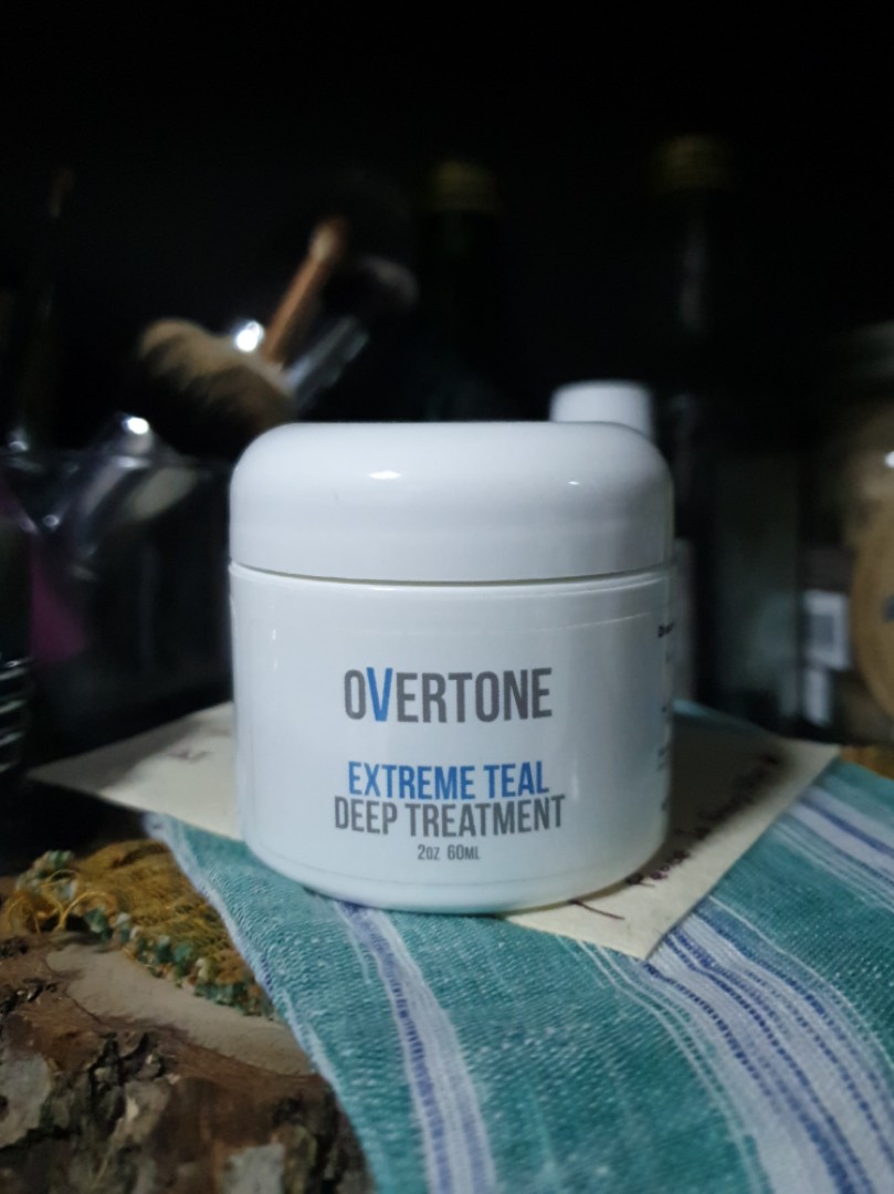 Overtone Extreme Teal colouring conditioner/hair dye, Beauty & Personal Care, Hair on Carousell