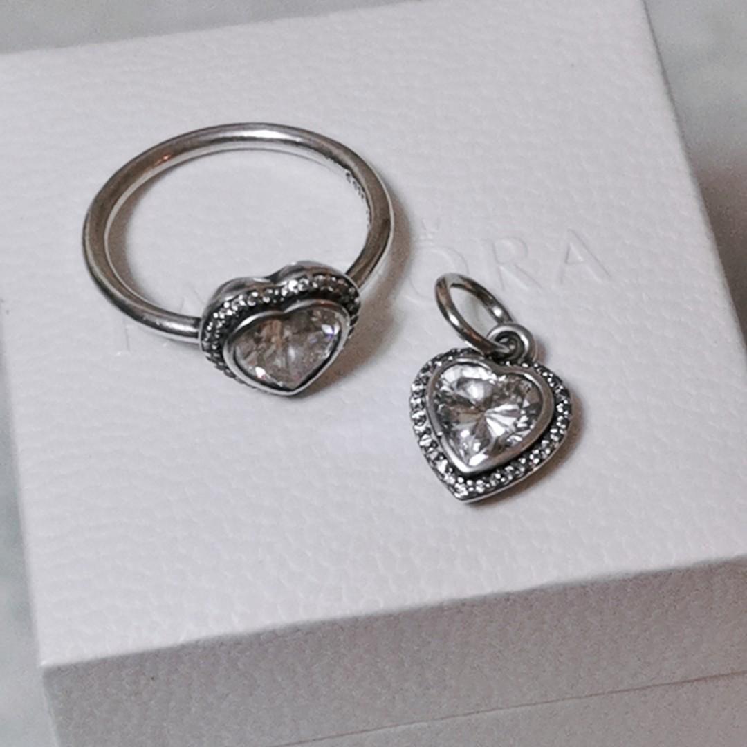 Pandora Sparkling Love Set, Women's Fashion, Jewelry & Organisers ...