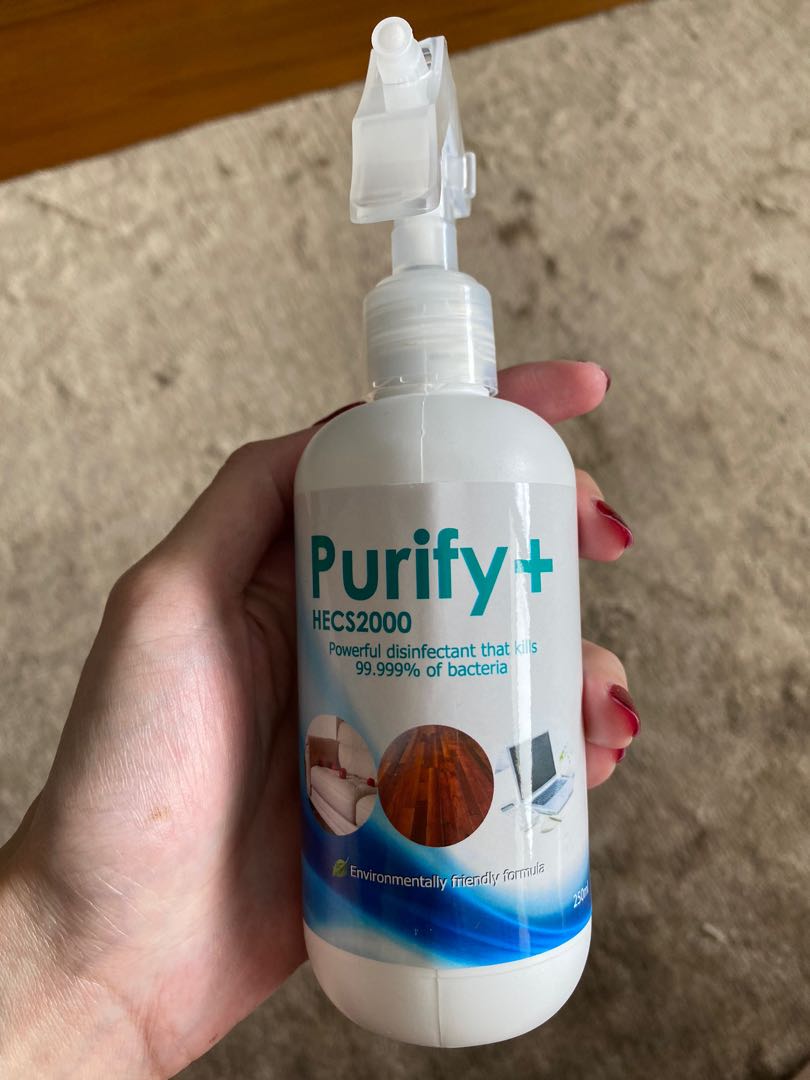 Purify+ disinfectant spray, Babies & Kids, Bathing & Changing, Diapers ...