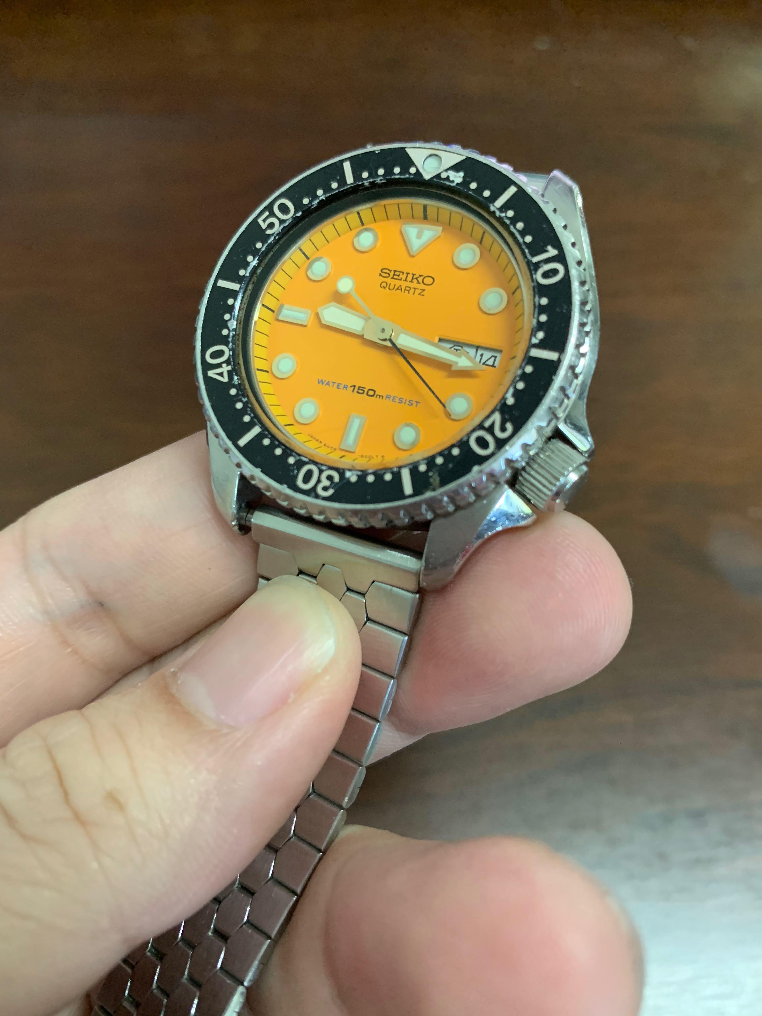 Rare Vintage Seiko Quartz Diver 6458-600A, Men's Fashion, Watches ...