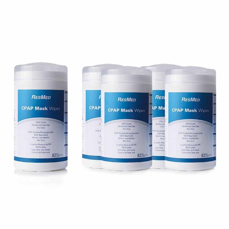 Resmed CPAP Mask Wipes | Cleaning, Health & Nutrition, Face Masks ...