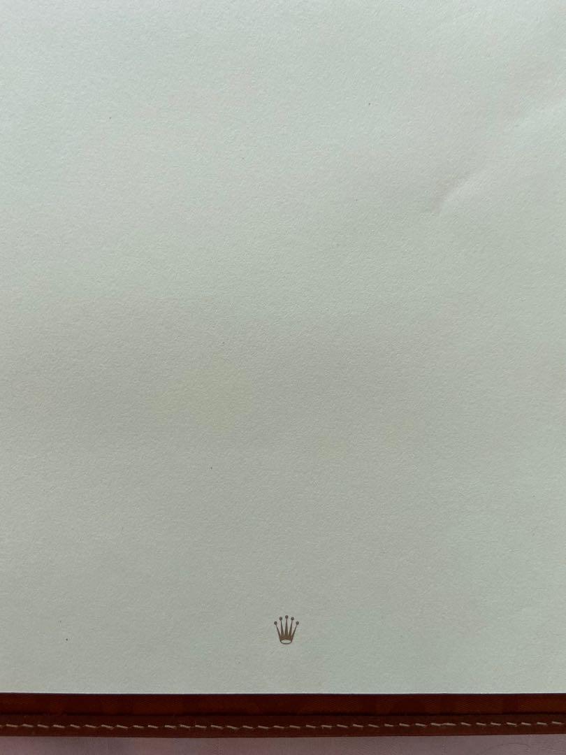 Rolex Leather A4 Document Holder / Folder, Luxury, Accessories on Carousell