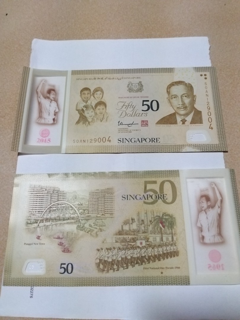 SG50 Commemorative Note, Hobbies & Toys, Memorabilia & Collectibles ...