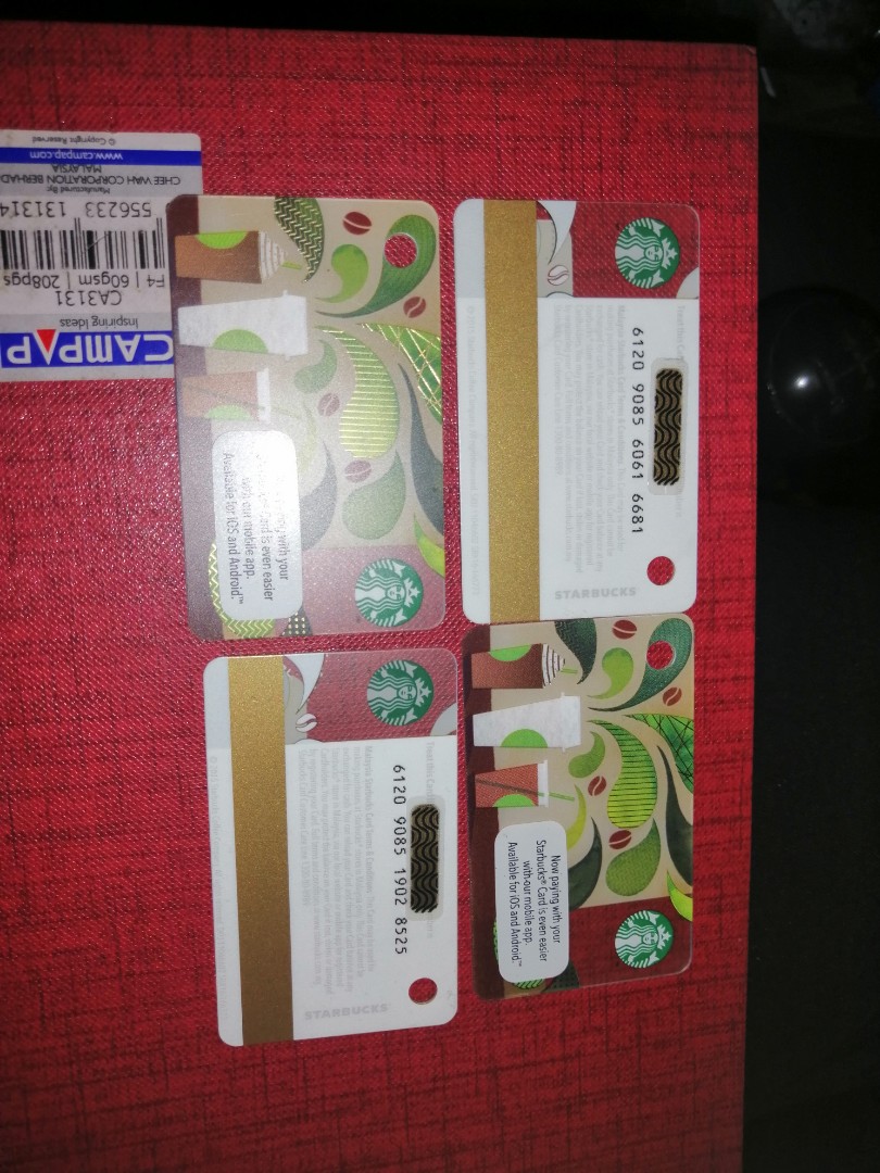 Starbucks Cards, Tickets & Vouchers, Store Credits on Carousell