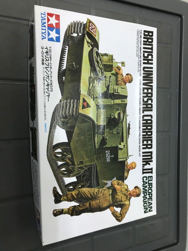 Tamiya 1/35 scale WW2 British Universal Carrier Mk.II Military model ...