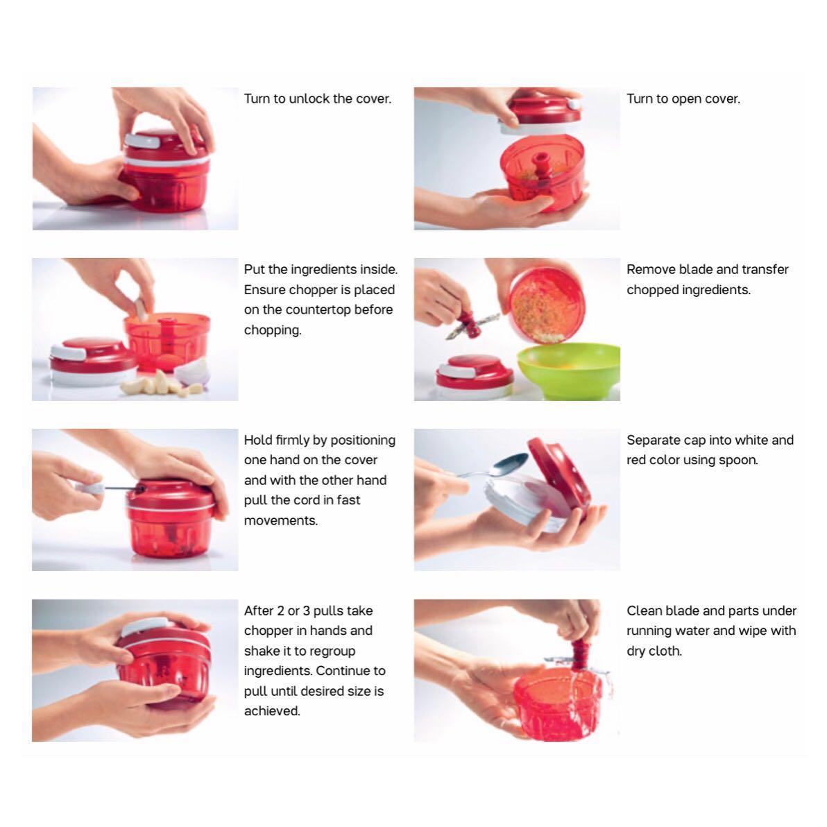 Tupperware Turbo Chopper, Furniture & Home Living, Kitchenware ...