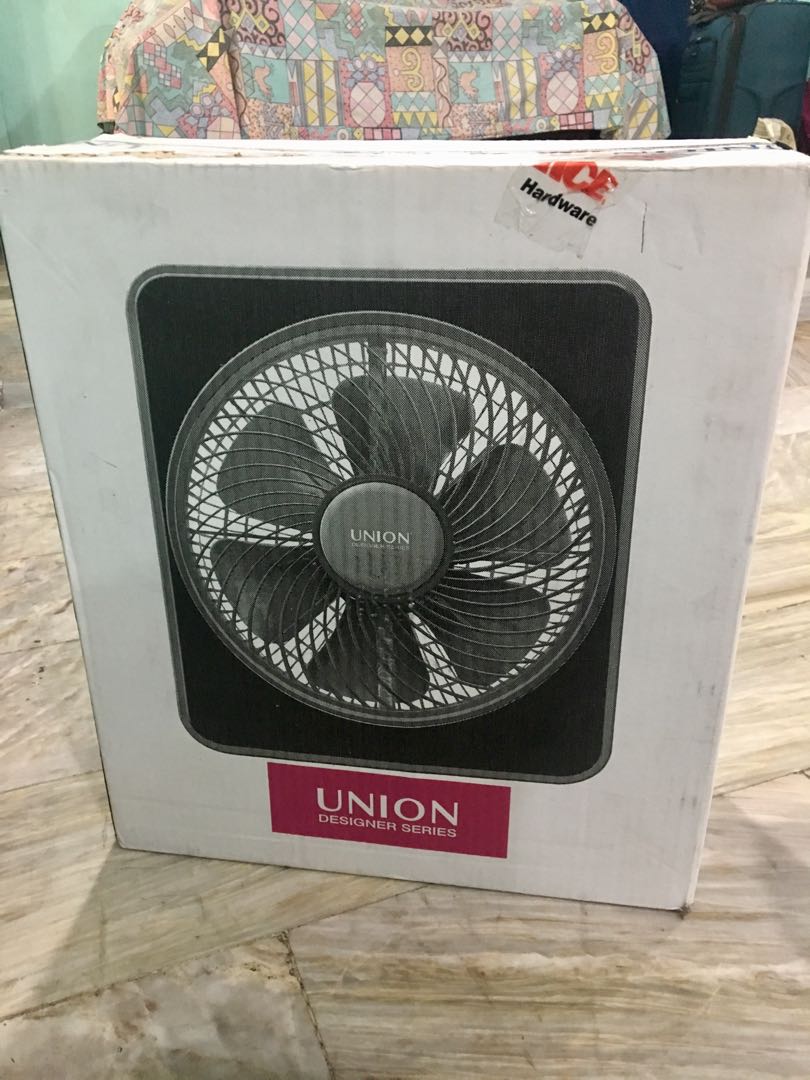 NEW Union Electric Fan, Furniture & Home Living, Lighting & Fans, Fans ...