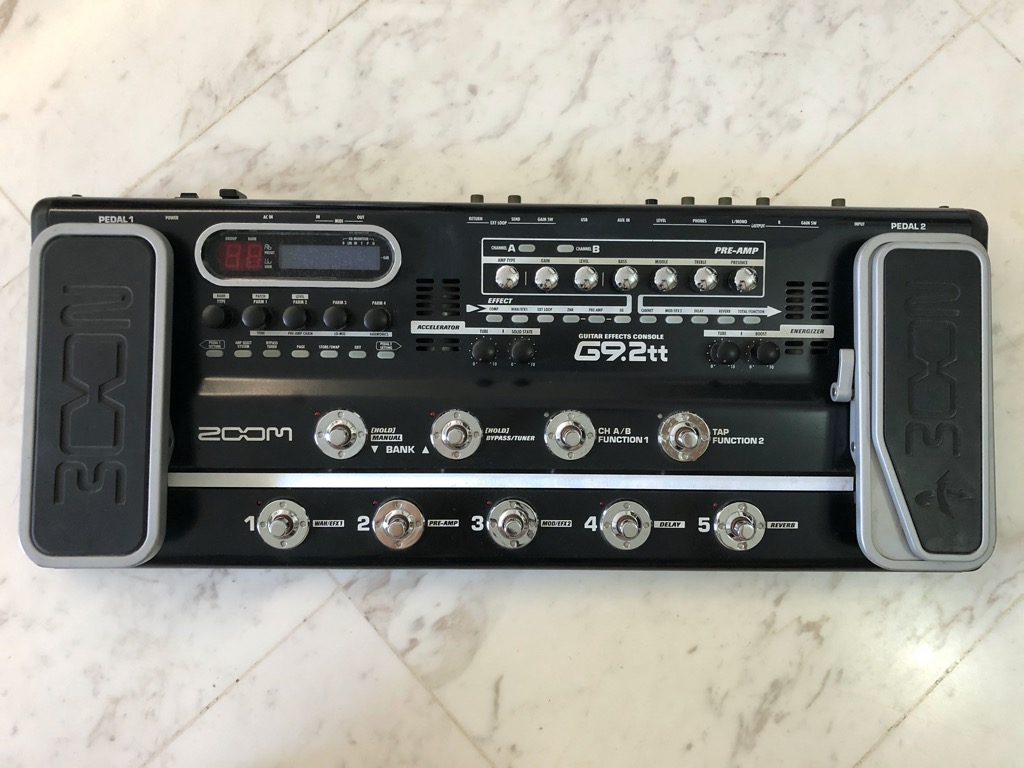 Zoom G9.2tt Guitar Multi-Effects Floor Pedal Unit Thing, Hobbies & Toys ...