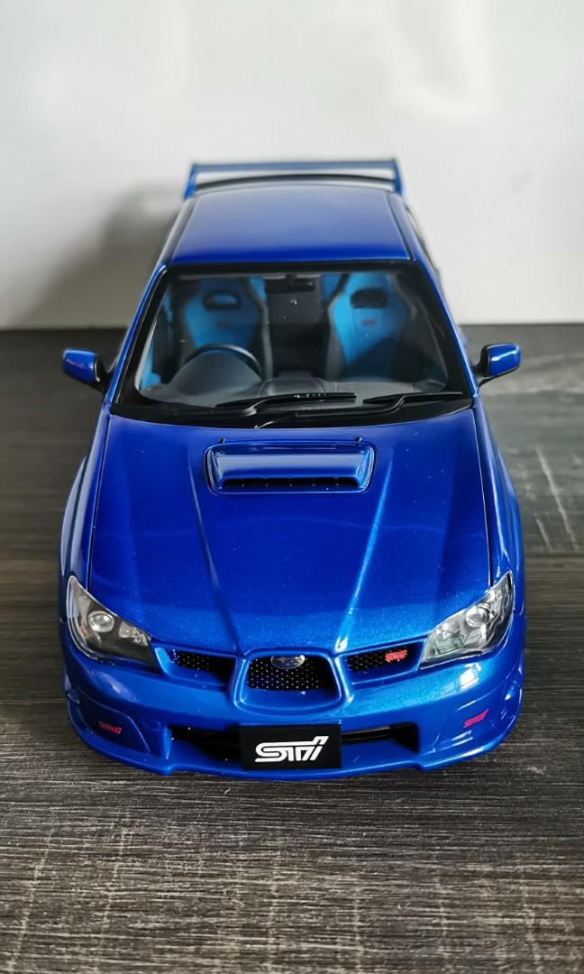 1/18 Autoart Subaru Impreza WRX STI 2006 Hawkeye (Blue), Everything Else on Carousell