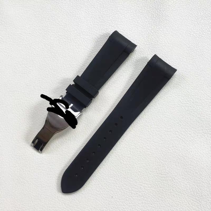 [preorder] Aftermarket curved 3 colors rubber strap 22mm deployant ...