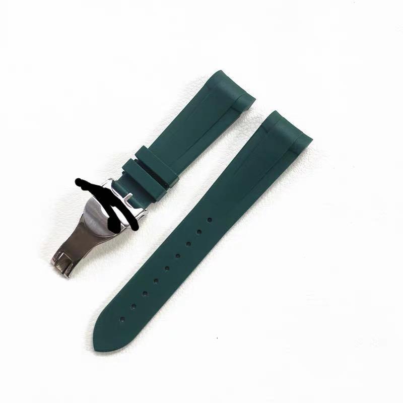 [preorder] Aftermarket curved 3 colors rubber strap 22mm deployant ...