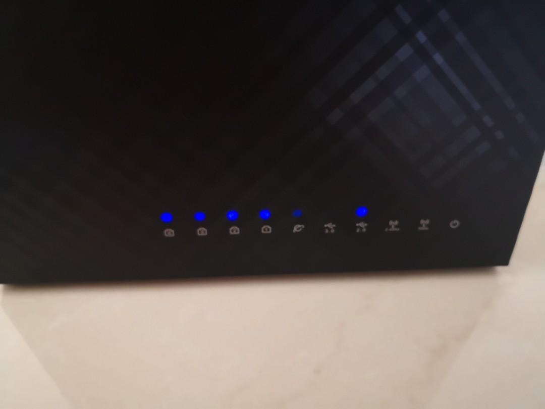 Asus RT-AC68U Dual-band Gigabit Router 802.11ac + Huawei Modem Echo ...