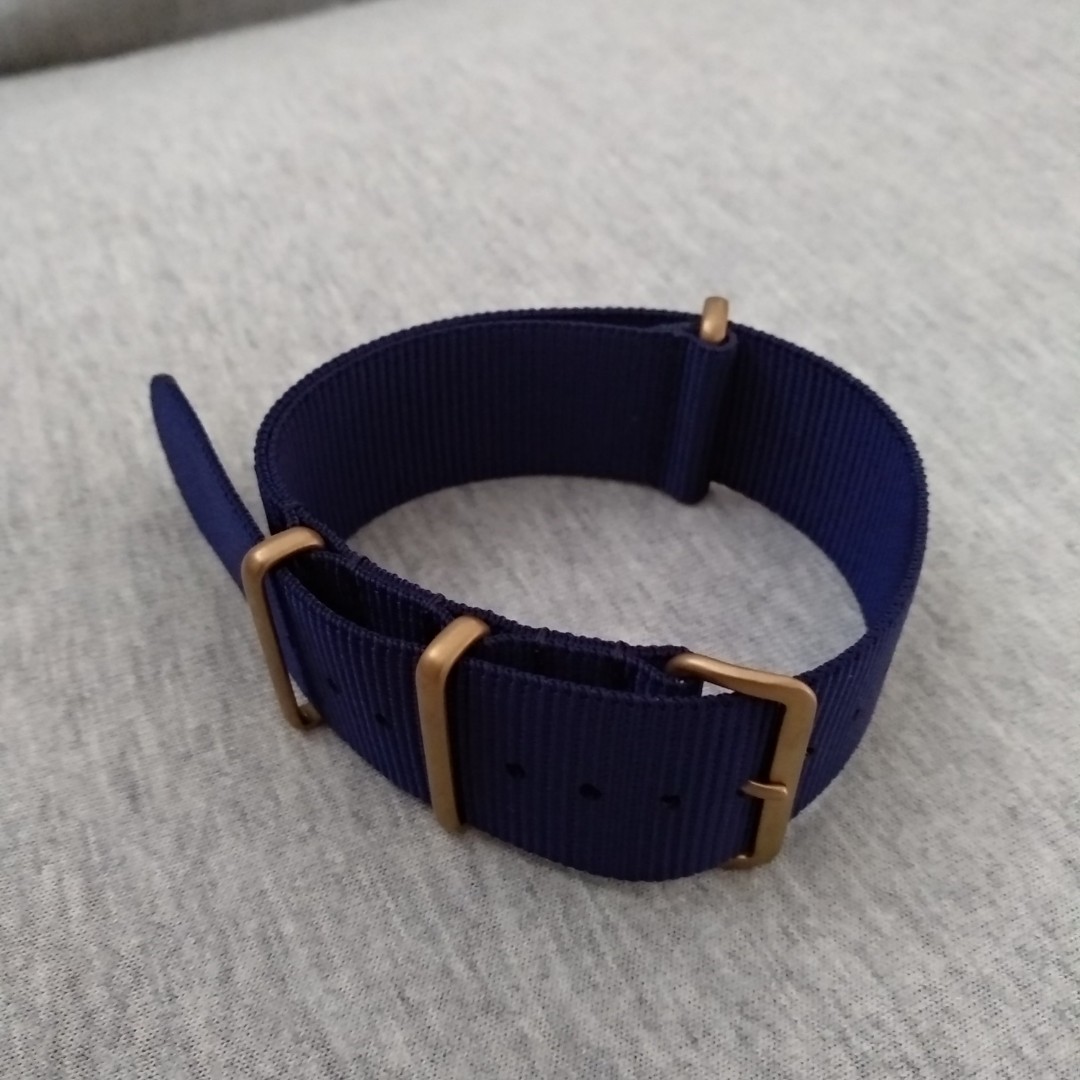 Ballistic material navy blue nato, Men's Fashion, Activewear on Carousell
