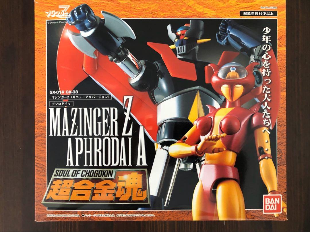 BANDAI SOC GX-01R GX-08 MAZINGER Z APHRODAI A, Hobbies & Toys, Toys & Games on Carousell