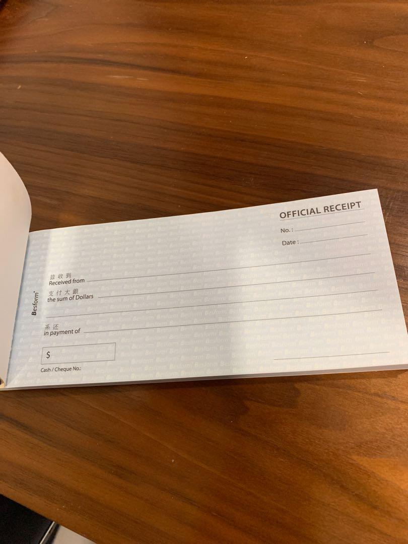 Besform Official receipts, Hobbies & Toys, Stationery & Craft ...