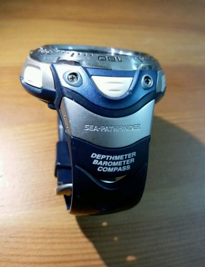 CASIO Sea-Pathfinder SPF- 70 (太陽能充電), 名牌, 手錶 - Carousell