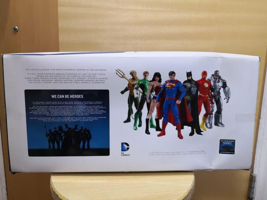 Dc direct set (7 隻) - Justice League(Batman, Superman, Flash, Wonder ...