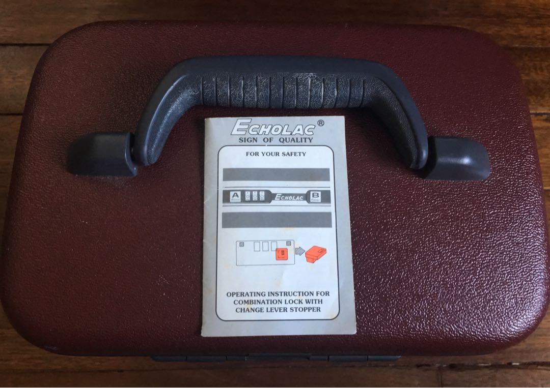 Echolac Vintage Hard Cosmetic Case, Women's Fashion, Bags & Wallets ...