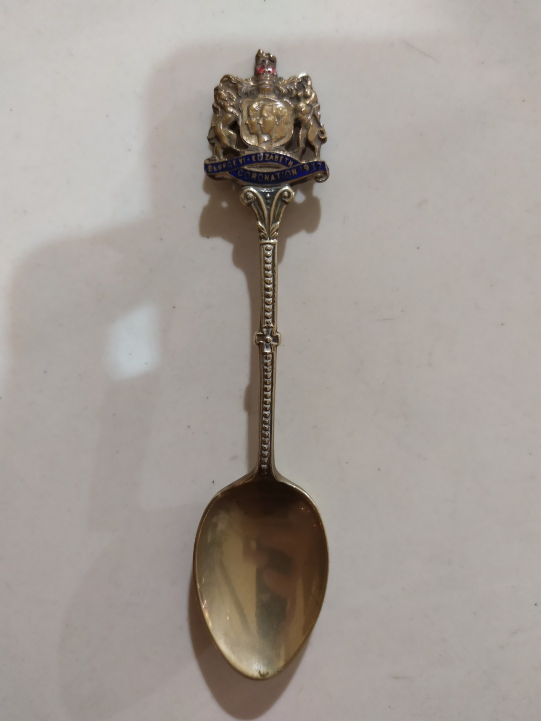 England 1937 Coronation Of King George VI & Queen Elizabeth II Spoon ...