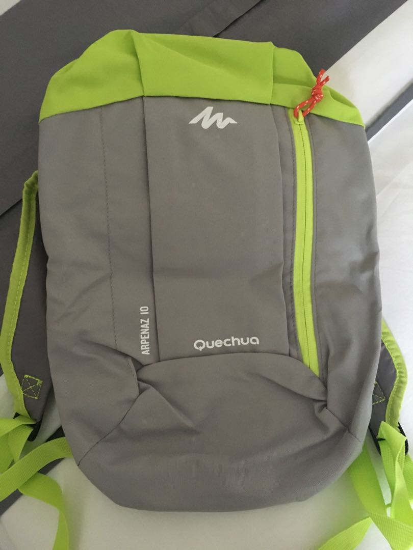 FREE Giveaway!!! Quechua Backpack 10L (Grey&Green), Free Items on Carousell