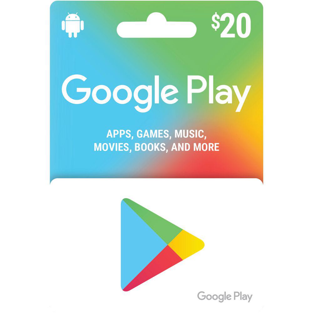 Google Play $20 Gift Card, Tickets & Vouchers, Vouchers on Carousell