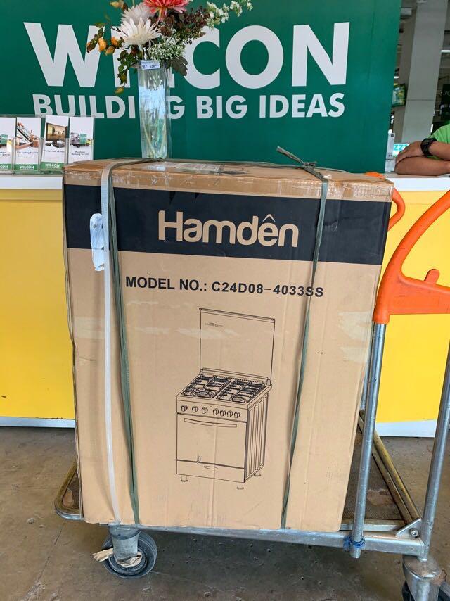 Hamden 4 gas burner with electric oven, Furniture & Home Living ...