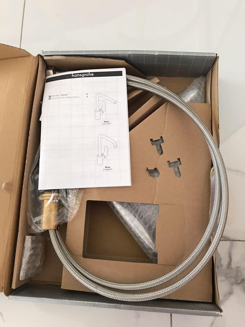 Hansgrohe Focus M41 sink water tap 31820007, Furniture & Home Living ...