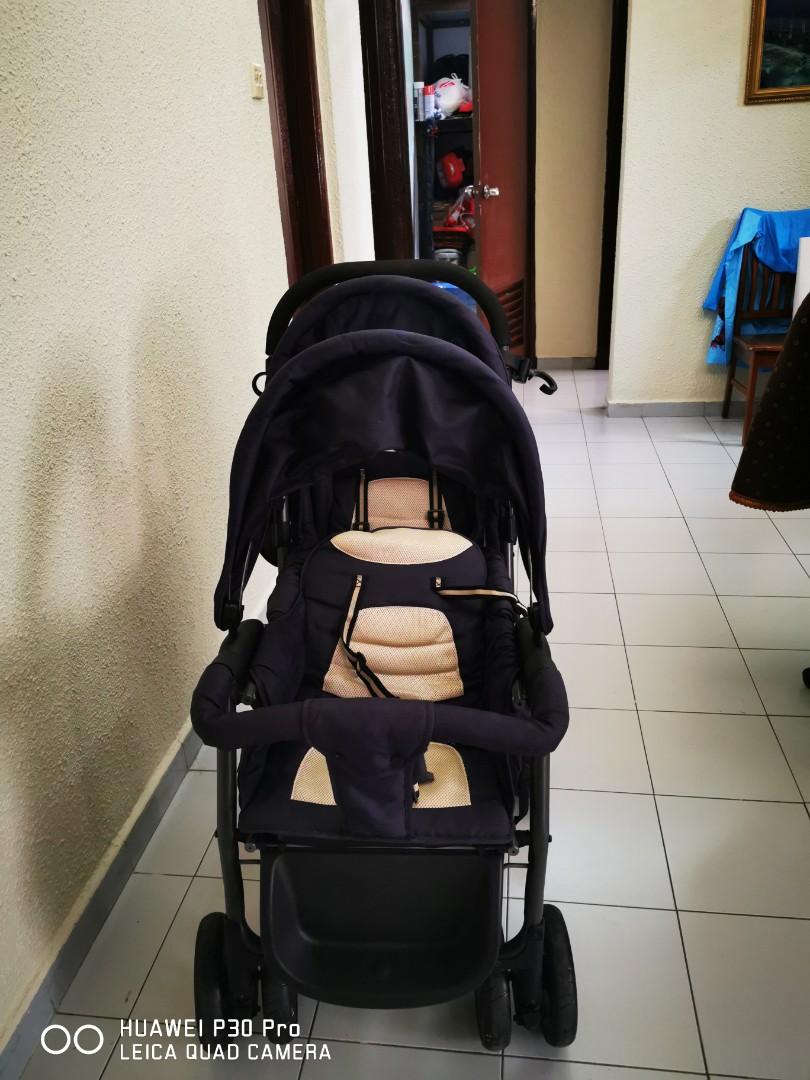 Hoco Tandem Stroller, Babies & Kids, Going Out, Strollers on Carousell