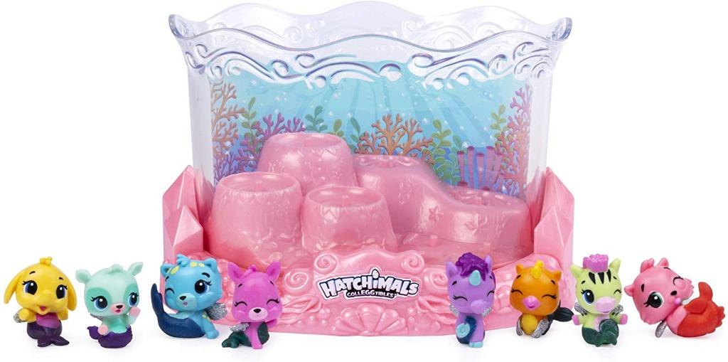 (HOT) Hatchimals CollEGGtibles, Mermal Magic Underwater Aquarium with 8 ...