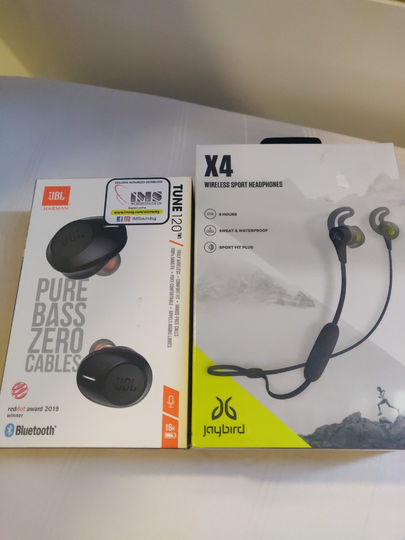 Jaybird X4 / JBL TUNE 120, Audio, Earphones on Carousell