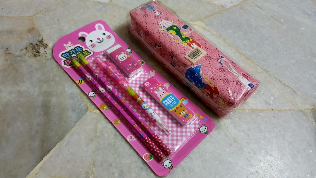 Kid Stationery Set / Alat Tulis / Alatulis, Hobbies & Toys, Stationery ...