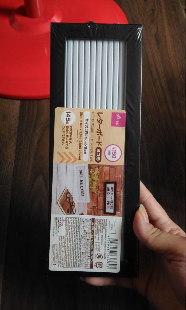 Letter board from Daiso, Hobbies & Toys, Stationery & Craft, Craft ...